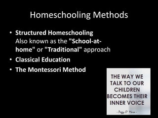 Homeschooling with Notes | PPT