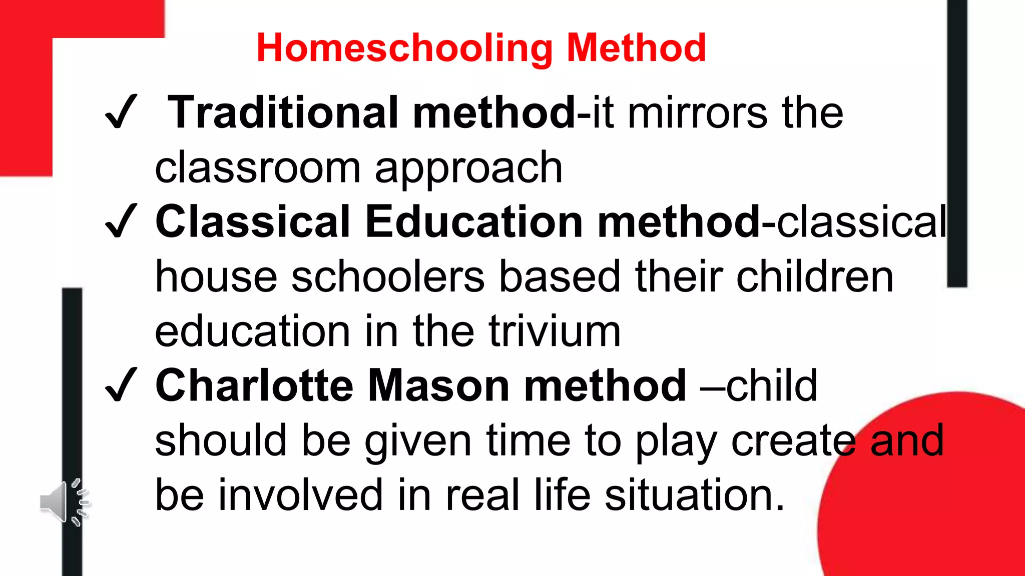 Homeschooling final | PPT