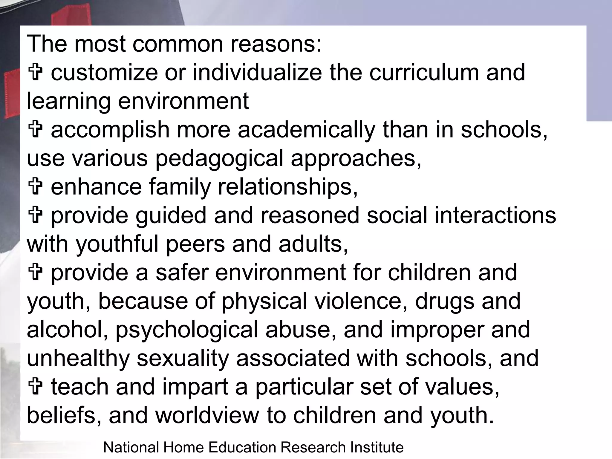 Homeschool program presentation | PPT