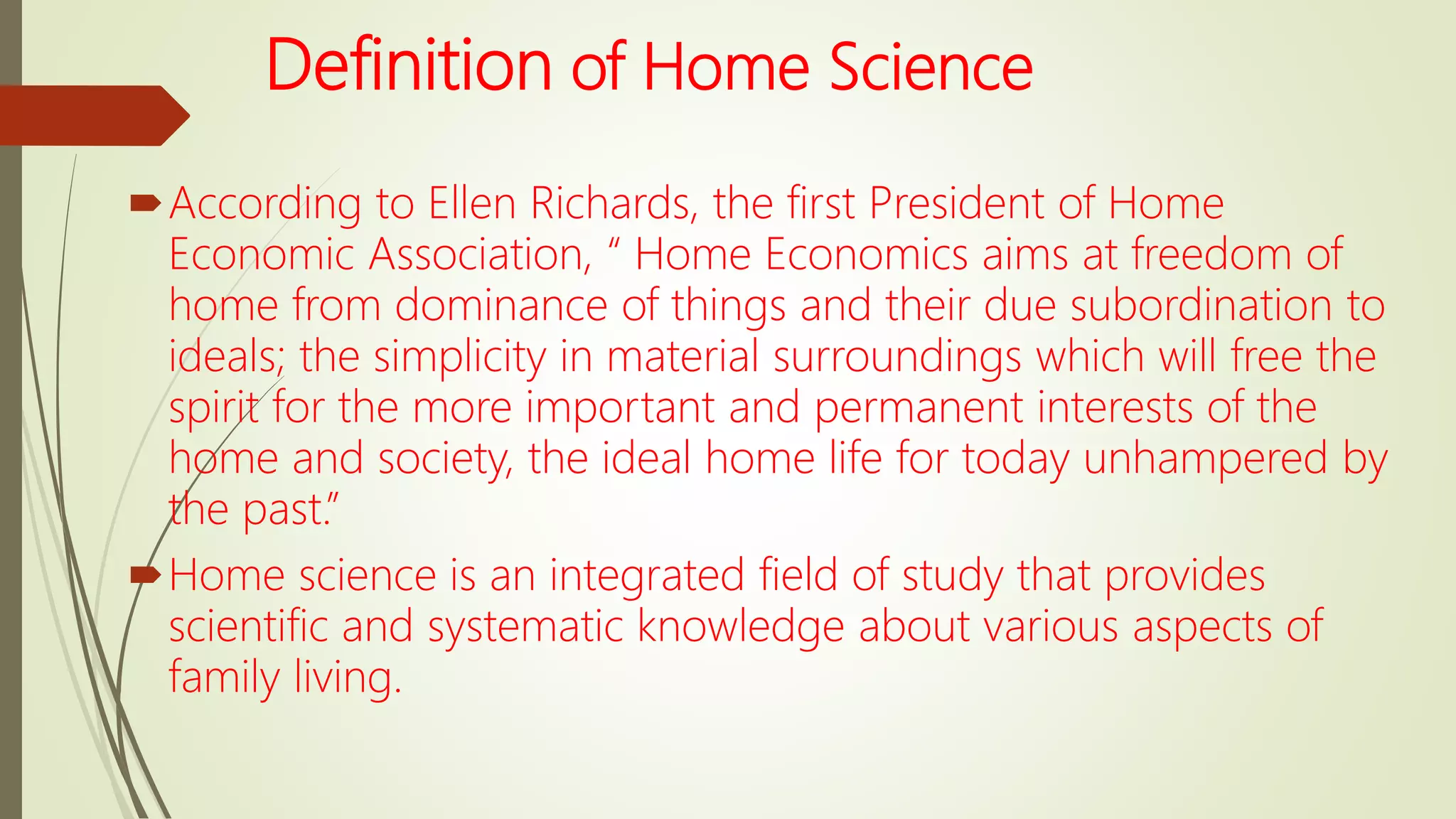 Home science | PPTX
