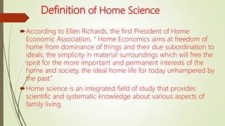 Home science | PPTX