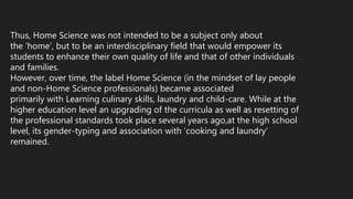 Introduction Human Ecology and Family Sciences chapter 1 | PPTX ...