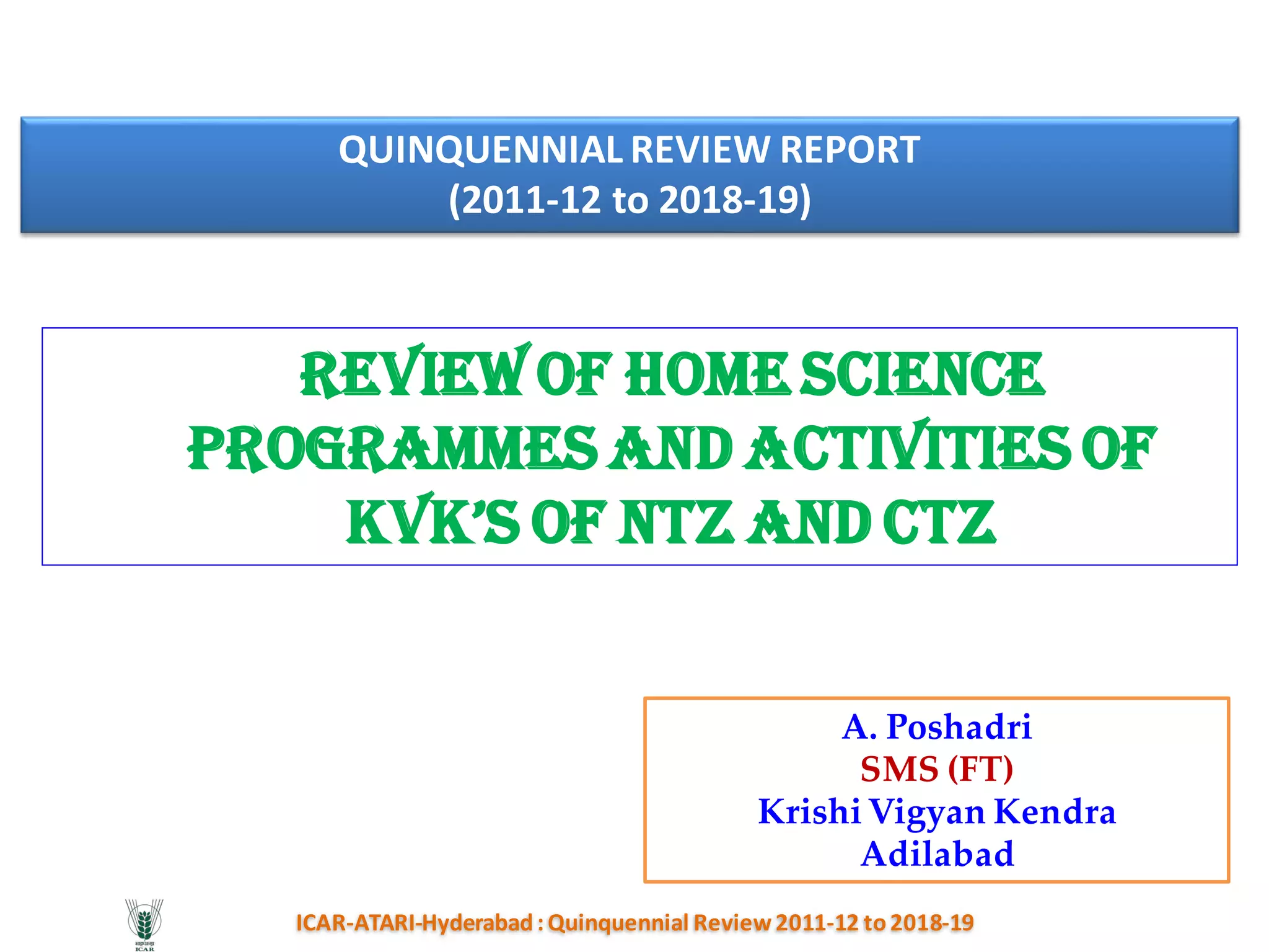 Home science Extension Services | PDF