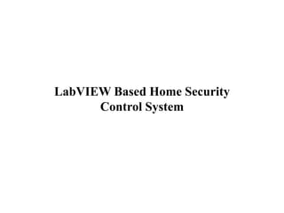 Home security | PPTX