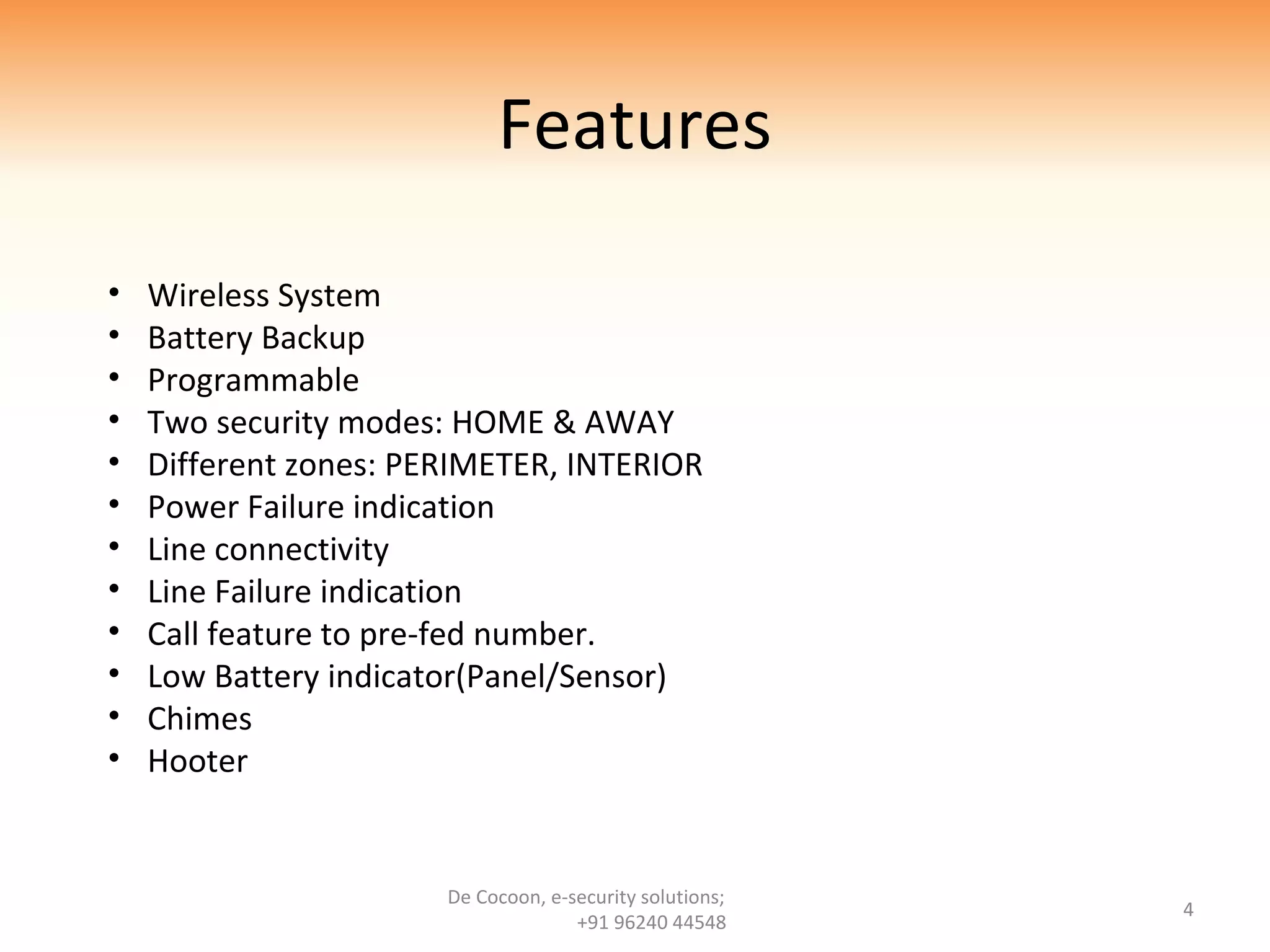 Home security system | PPT