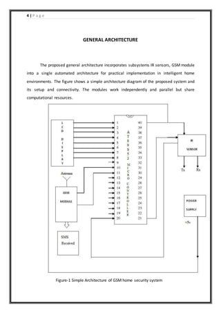 Report on Embedded Based Home security system | DOCX