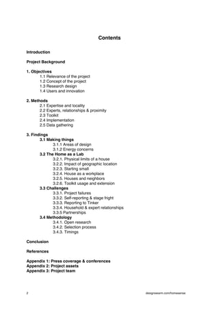 Homesense Final Report | PDF