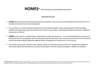 Homes Hoarding Assessment | PDF | Mental Health | Diseases and Conditions