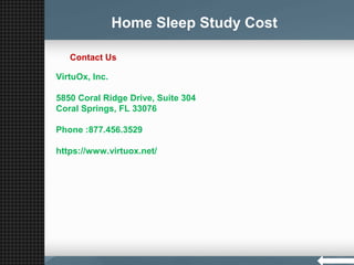 Home sleep study cost | PPT
