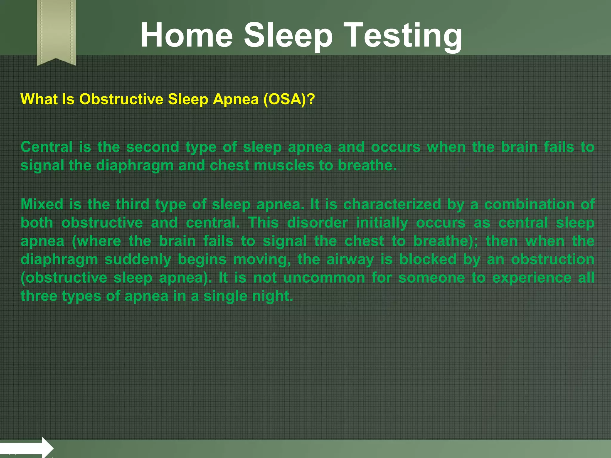 Home sleep testing | PPT