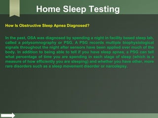 Home sleep testing | PPT