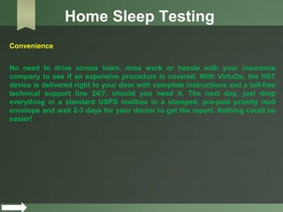 Home sleep testing | PPT