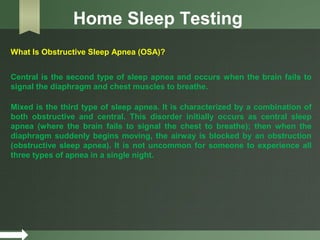 Home sleep testing | PPT