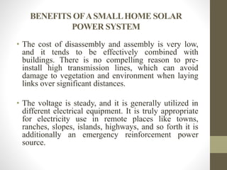 Home solar system | PPTX