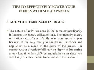 Home solar system | PPTX