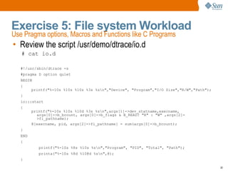 Solaris DTrace, An Introduction | PDF | Operating Systems | Computer Software and Applications