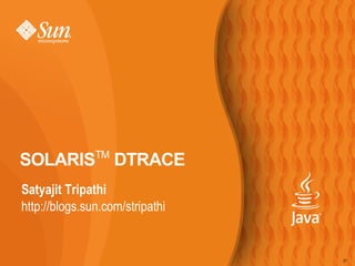 Solaris DTrace, An Introduction | PDF