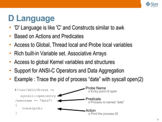 Solaris DTrace, An Introduction | PDF | Operating Systems | Computer Software and Applications