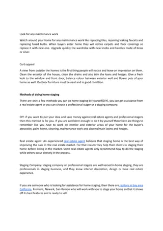 Home staging tips and methods | PDF