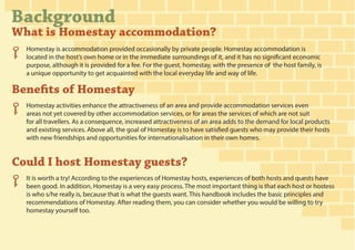 Homestay Handbook | PDF