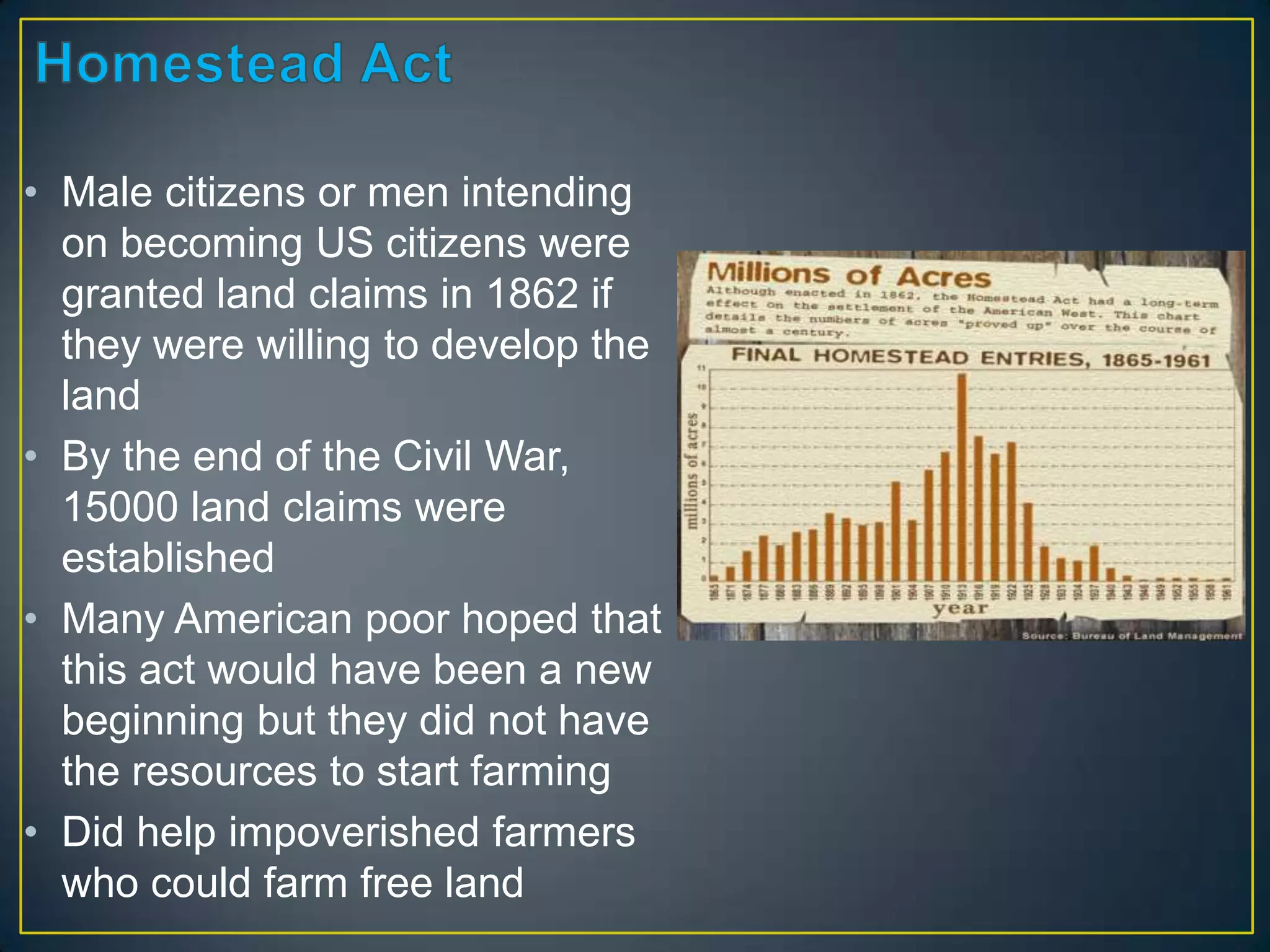 Homestead act | PPTX