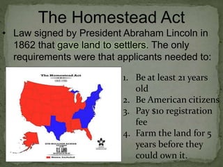 Homestead & pacific railway acts copy | PPTX