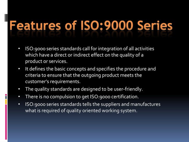 Concept of ISO | PDF