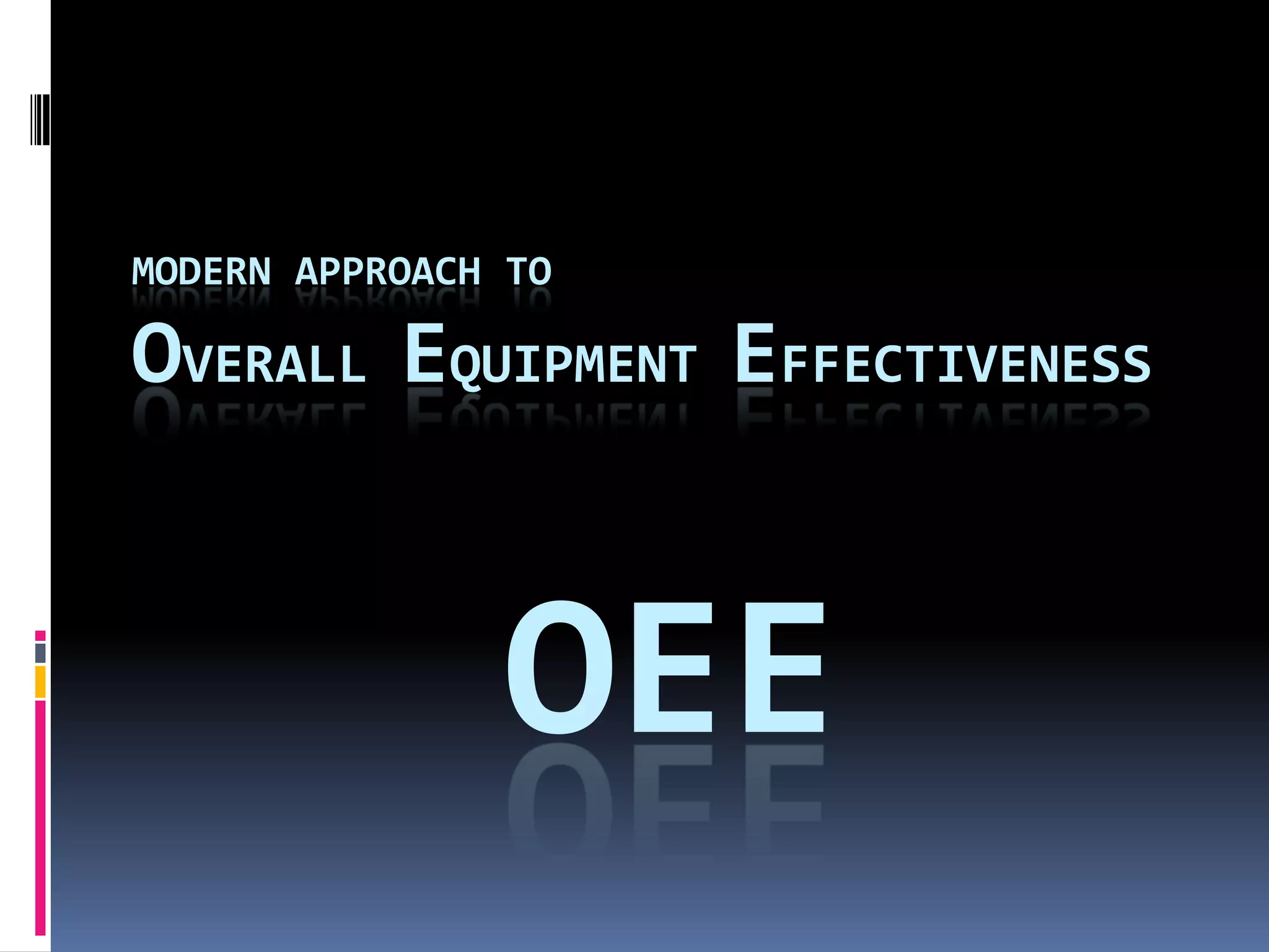 OEE CALCULATION PPT | PDF