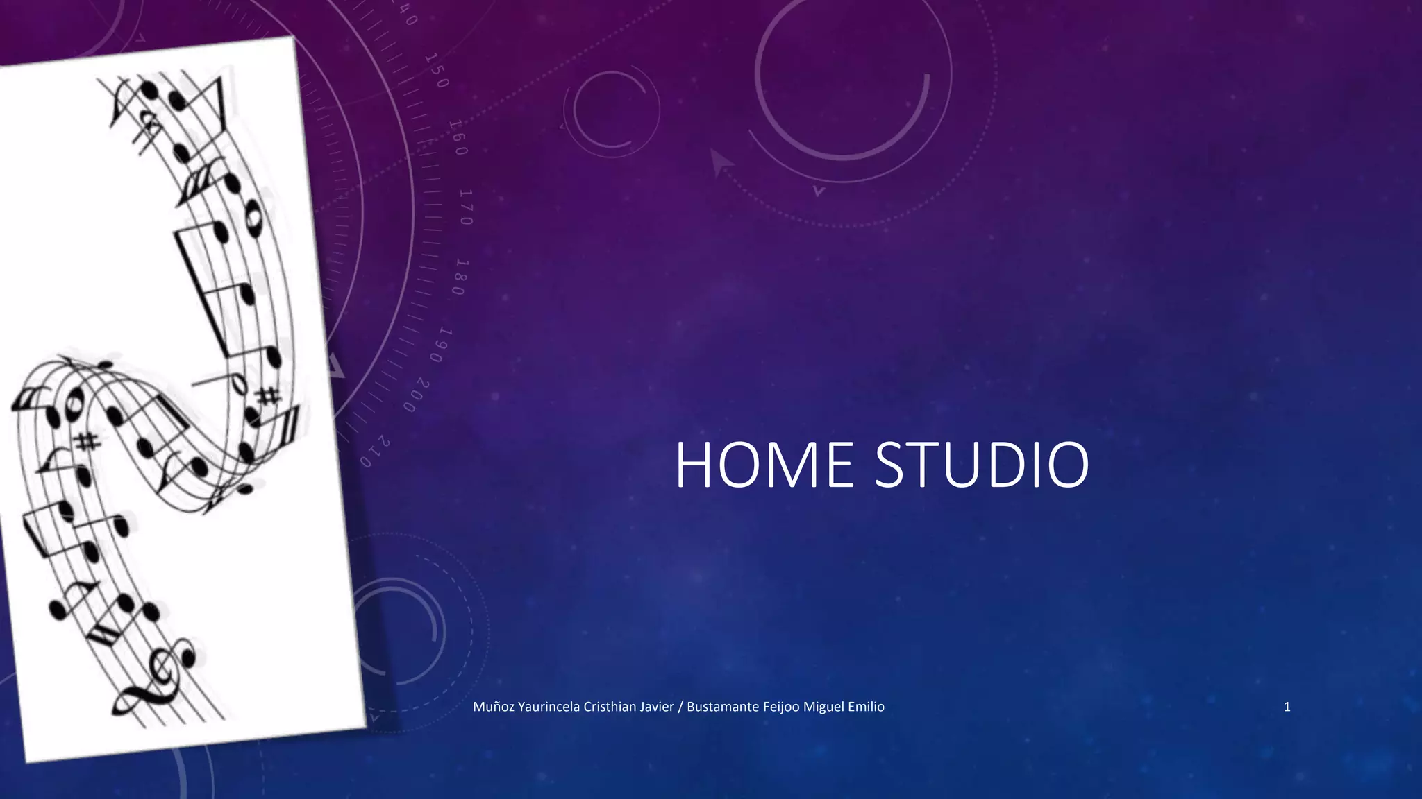 Proyecto HCD: Home studio | PPT