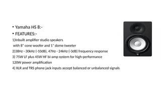 Home Studio presentation how to build a home studio | PPT