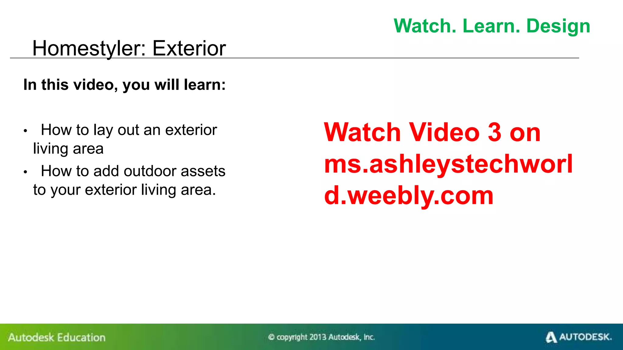 Home styler lesson_1 | PPTX