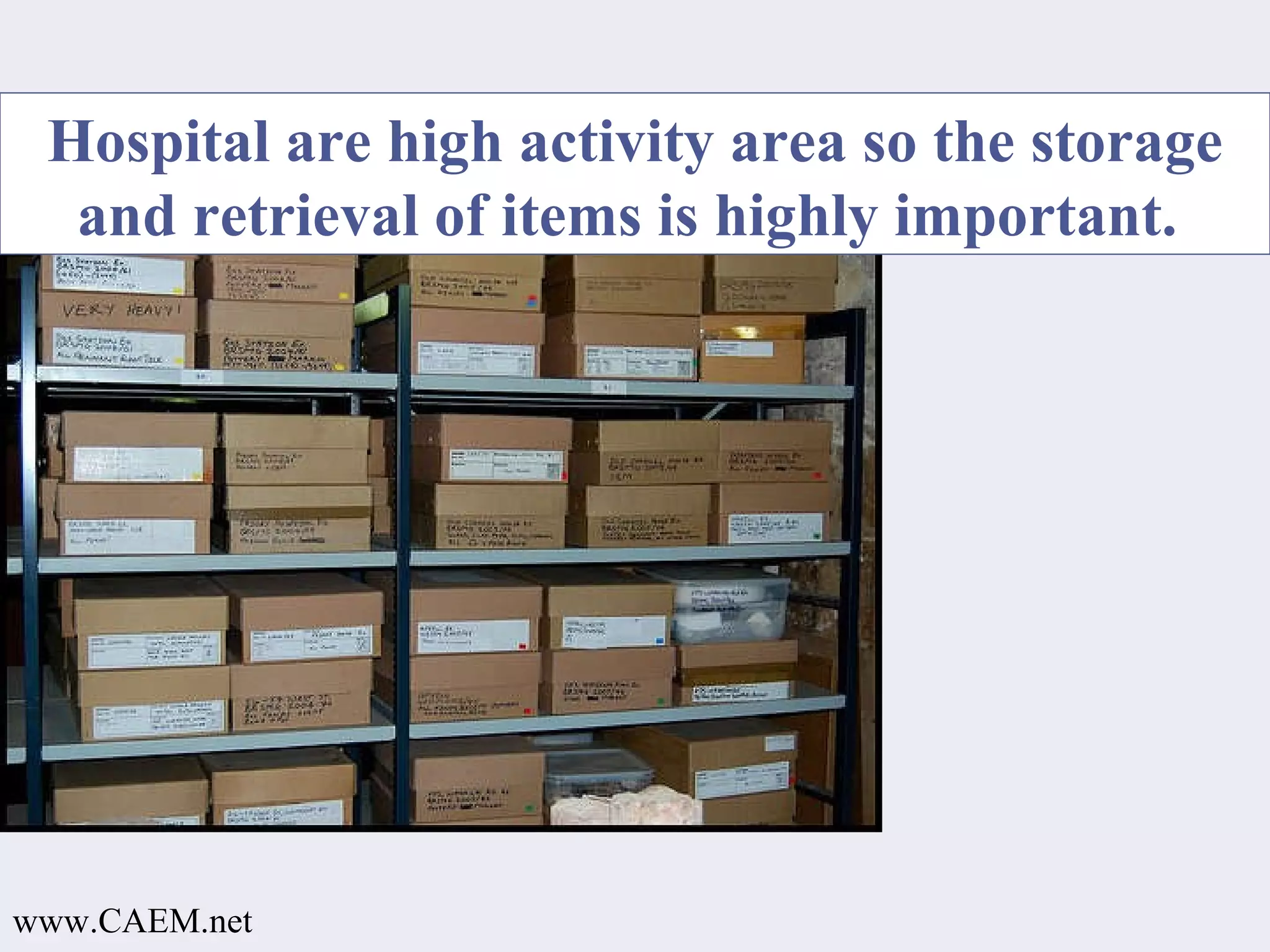 Shelving in Hospitals | PPT