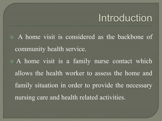 Home visit | PPTX
