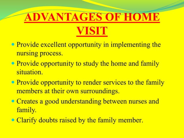 HOME VISIT.pptx | Eldercare | Family and Relationships