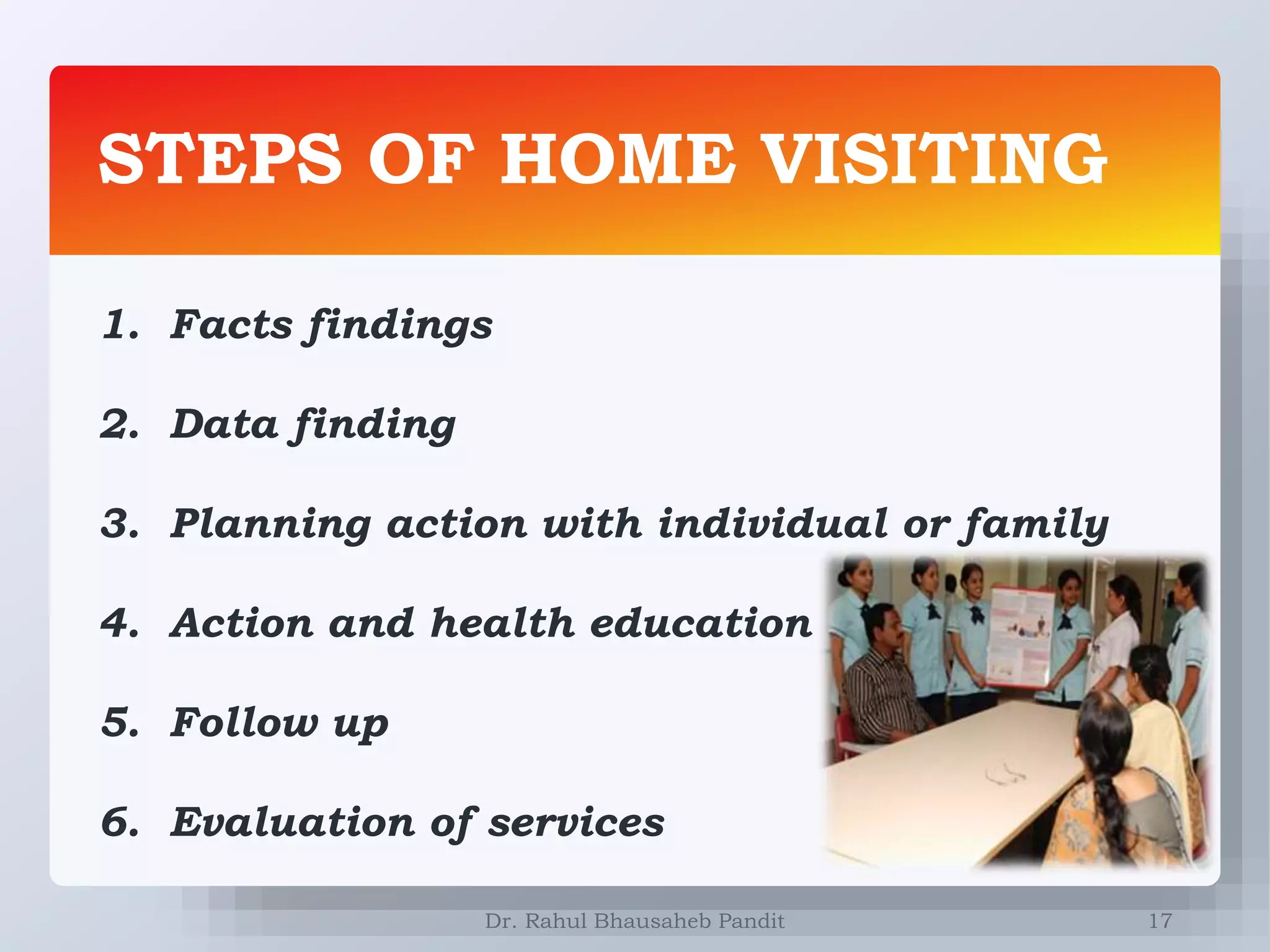 Home visit & bag technique | PPTX