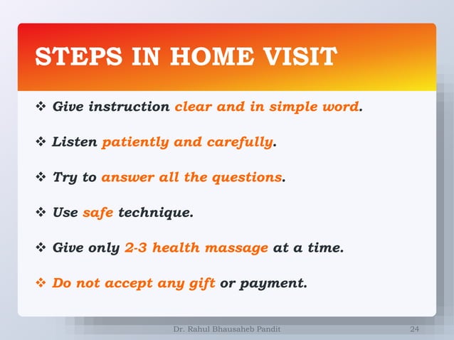 Home visit & bag technique | PPTX | Pharmaceutical Drugs | Medical Health