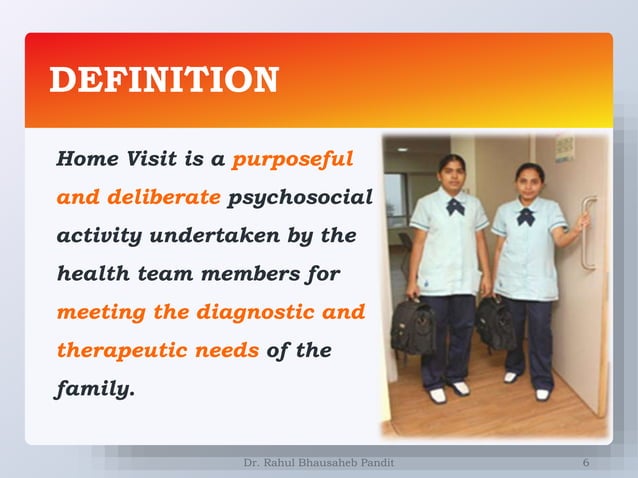 Home visit & bag technique | PPTX | Pharmaceutical Drugs | Medical Health