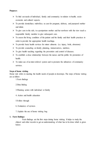 Home visiting | DOCX