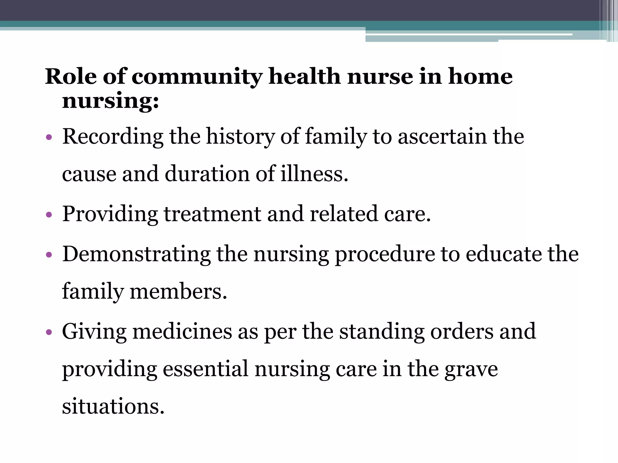 Home visiting in chn | PPTX