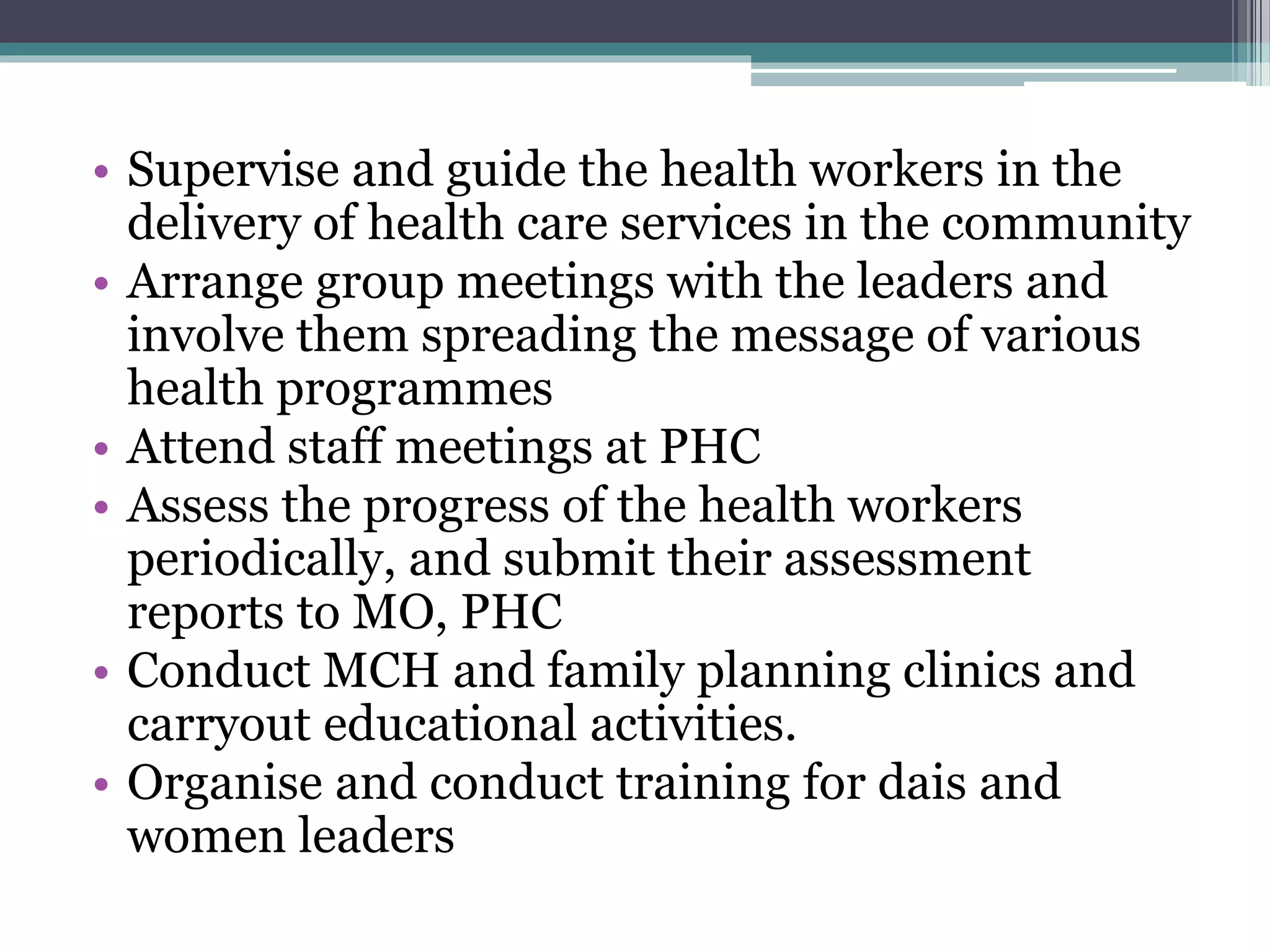 Home visiting in chn | PPTX