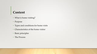 Home visiting | PPTX