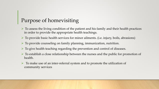 Home visiting | PPTX