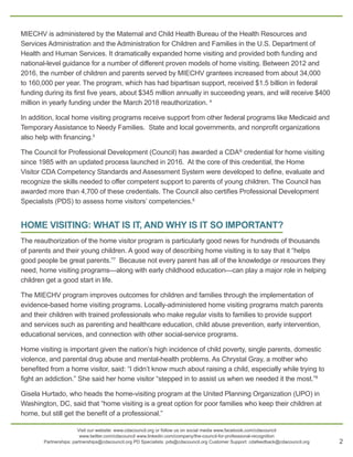 Home Visitors Provide Critical Support to Parents and Children 0-5 final | PDF