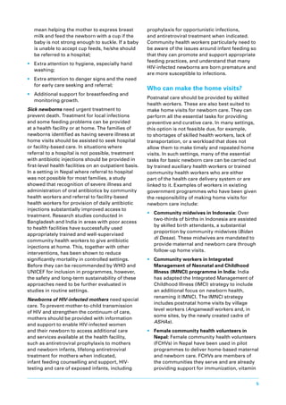 Home visits for the newborn child | PDF