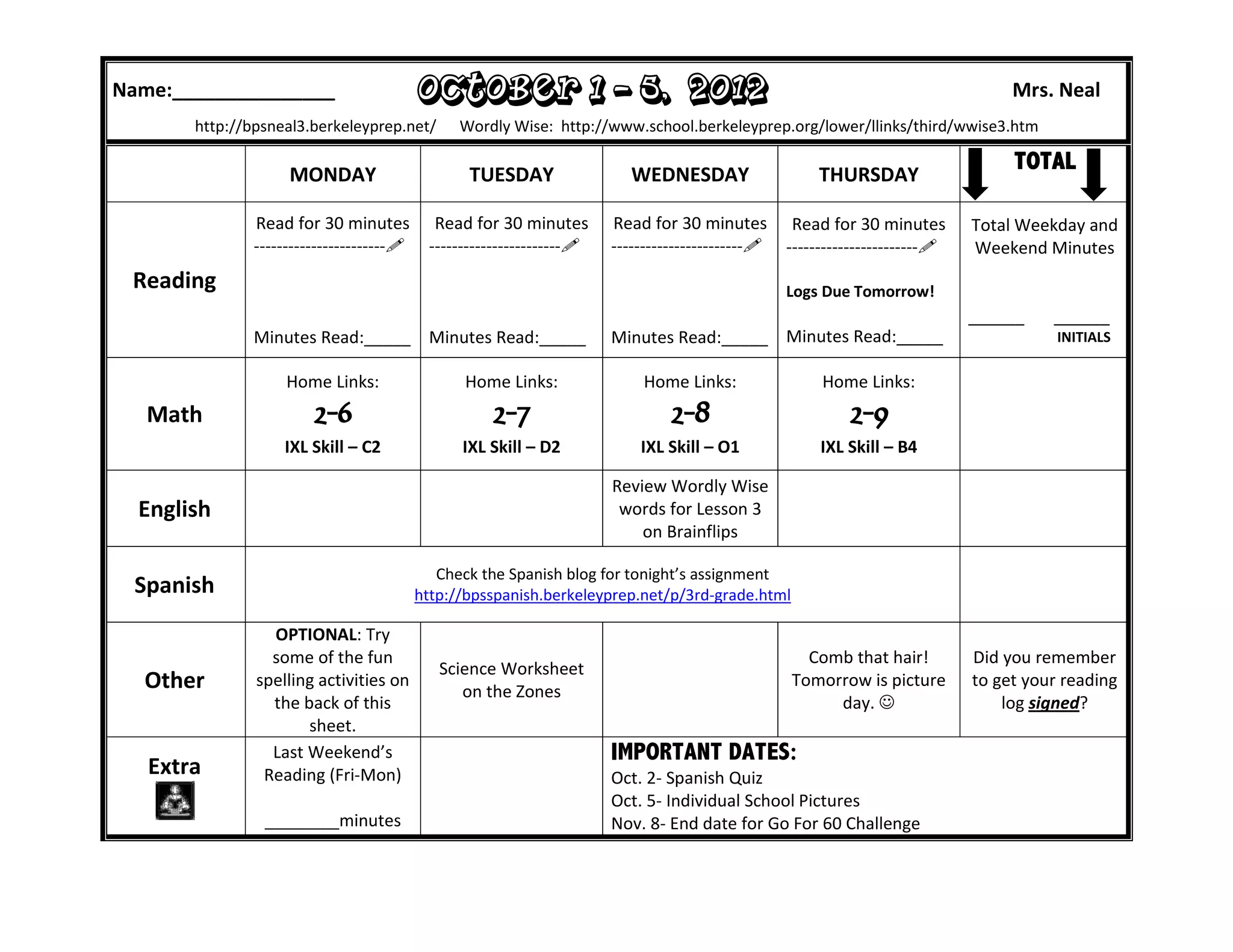 Homework October 1 | PPT