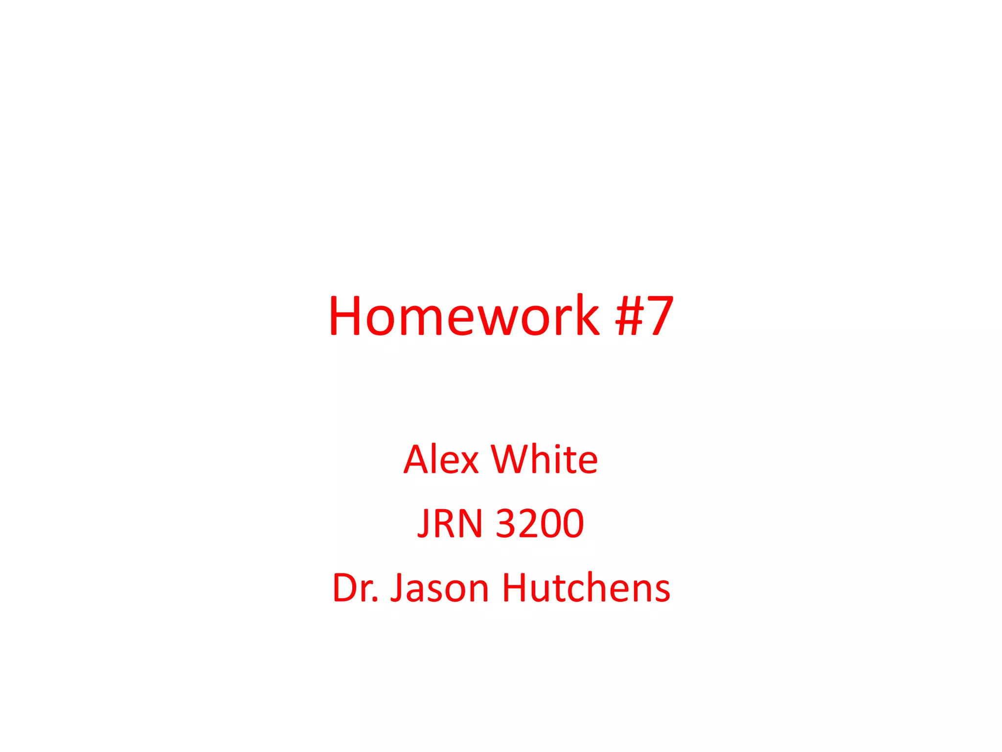 Homework | PPT