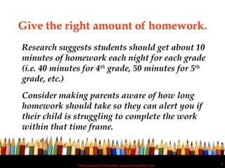 Homework: Practical, Research Based Guidelines for Developing ...