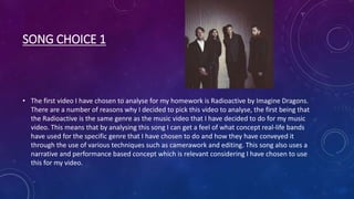 Music video textual analysis 1 | PPT