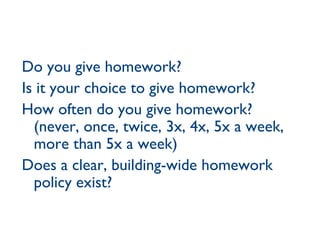 Homework | PPT