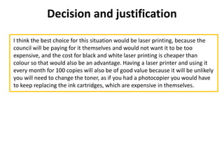 Homework - printing methods | PPTX